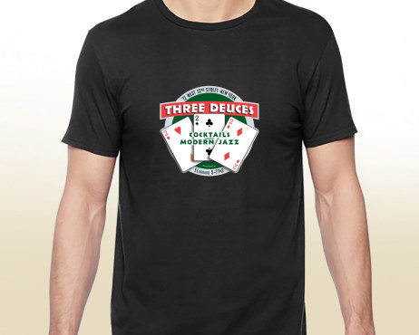 Jazz at the Three Deuces T-Shirt | Growling Hamster